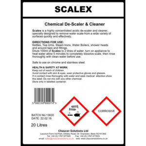SCALEX LIMESCALE REMOVER – 20 LITRES – Chaucer Solutions