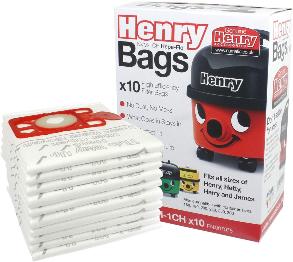 HENRY NUMATIC HEPA-FLO BAGS X 10 – Chaucer Solutions